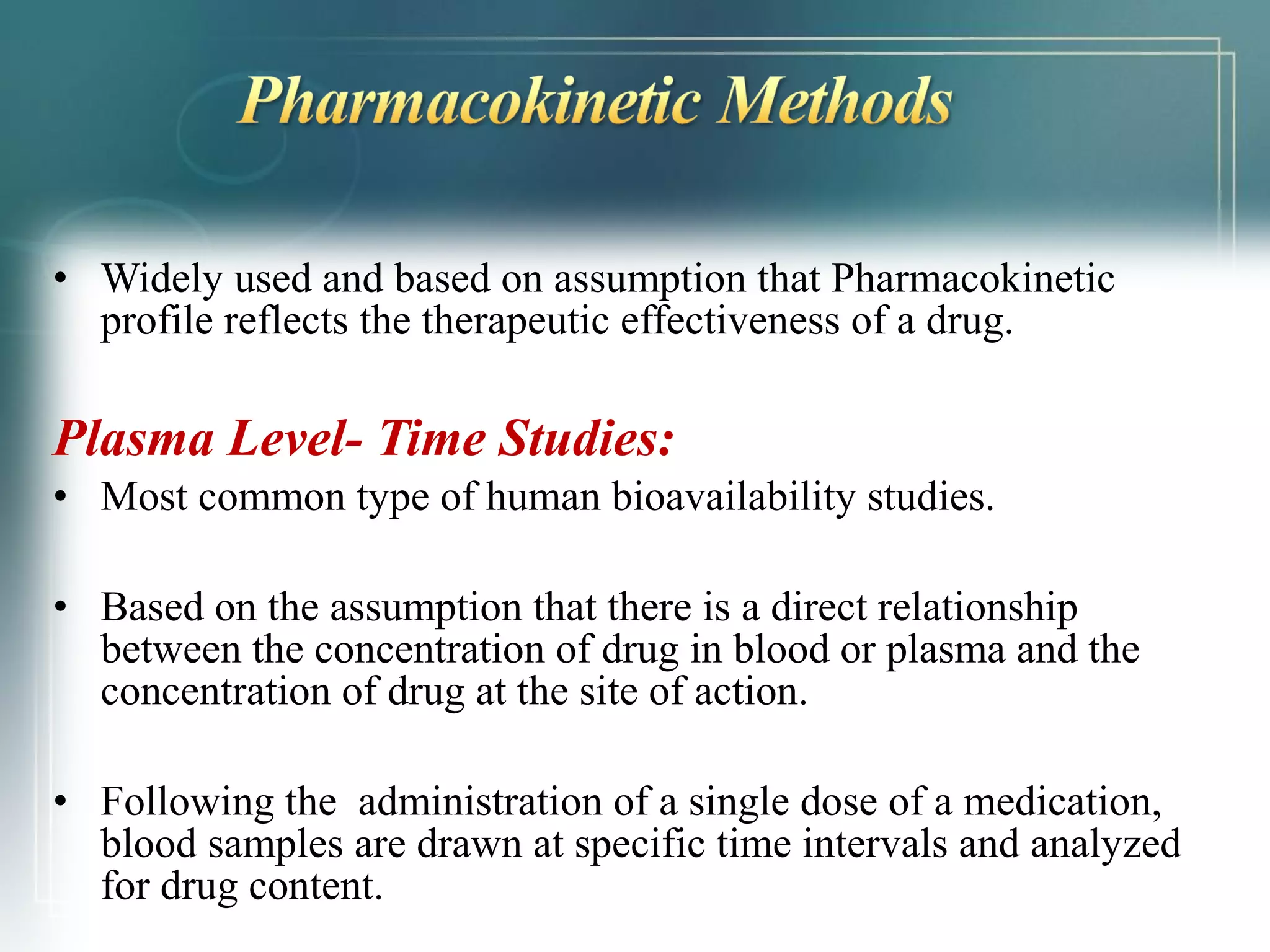 Bioavailability ppt | PPT