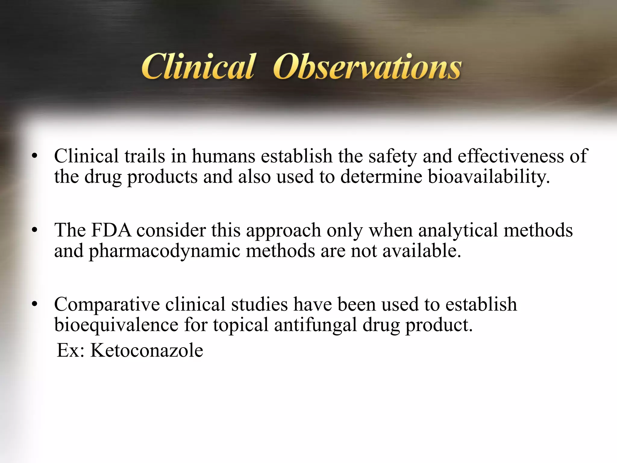 Methods of Assessing Bioavailability | PPT