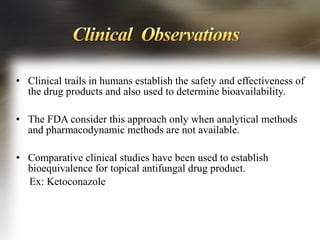 Methods of Assessing Bioavailability | PPT