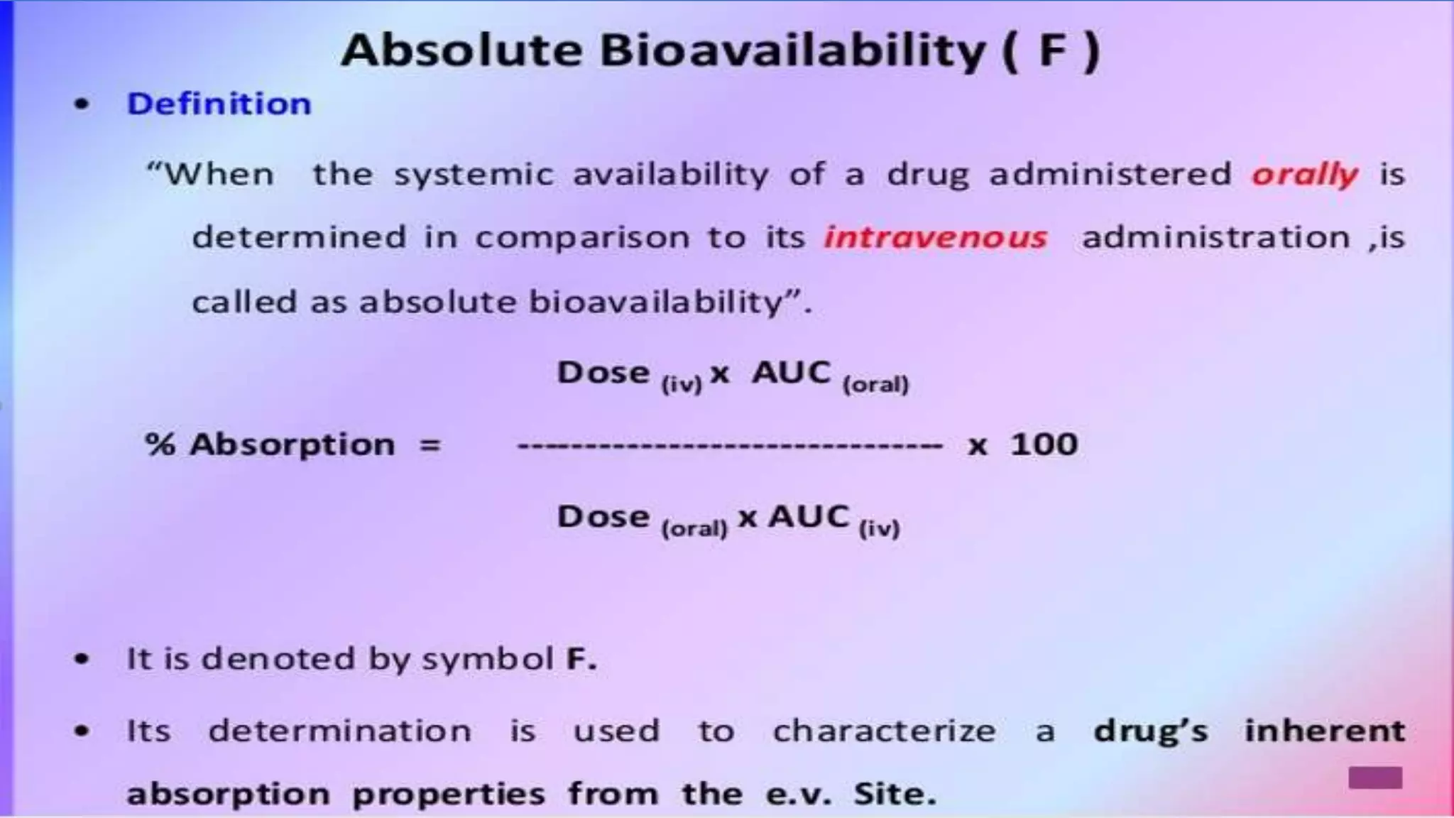Bioavailability & Bioequivalence ppt | PPT
