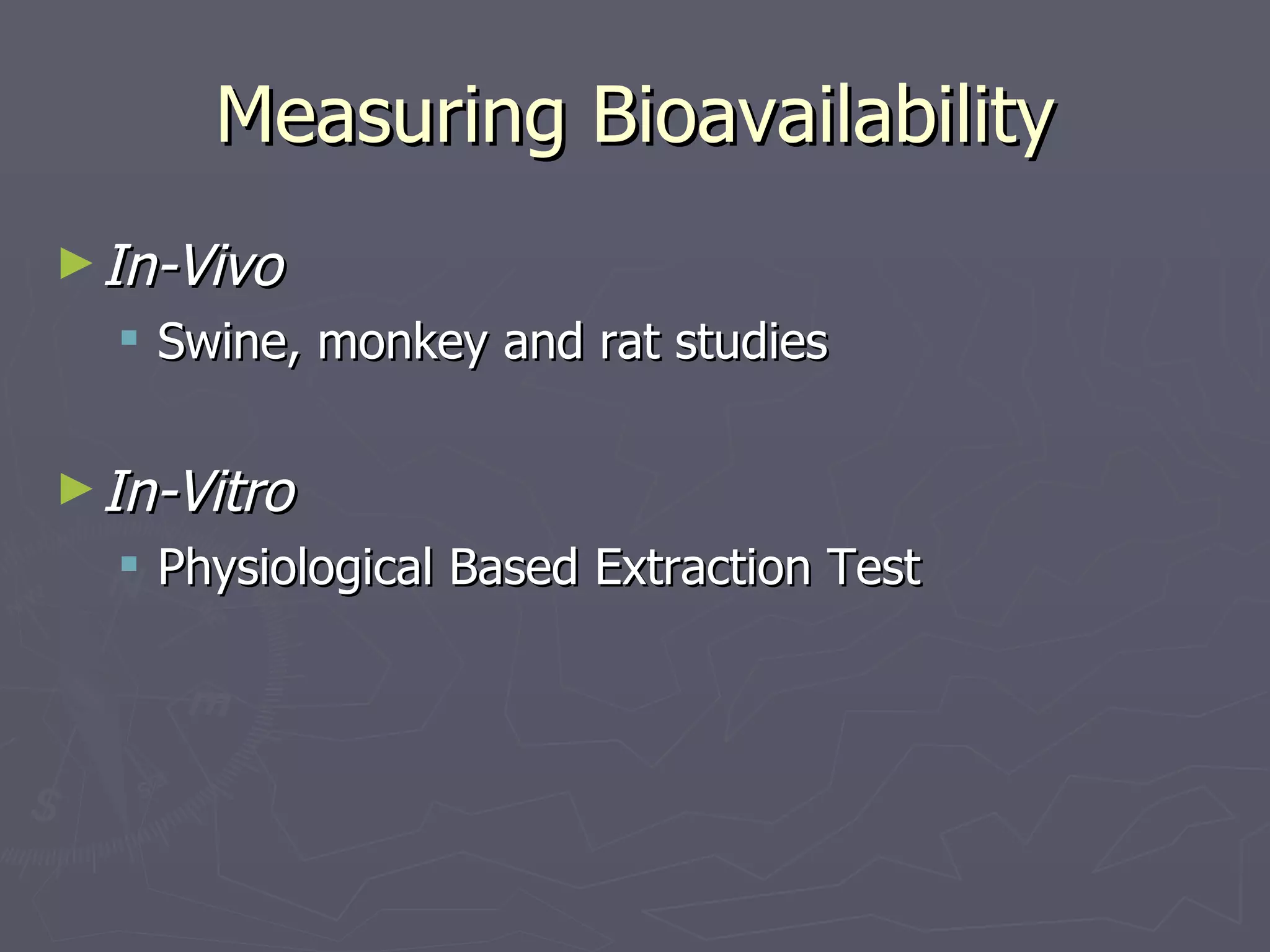 Bioavailability Presentation 5 20 | PPT