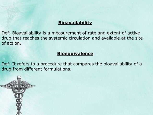 Bioavailability testing protocol | PPTX | Pharmaceutical Industry ...