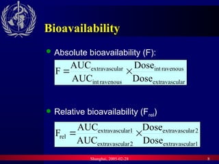 bioavailability and bioequivalence Details | PPT