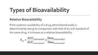 Bioavailability | PPTX