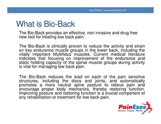 Bioback clinical presentation | PPT