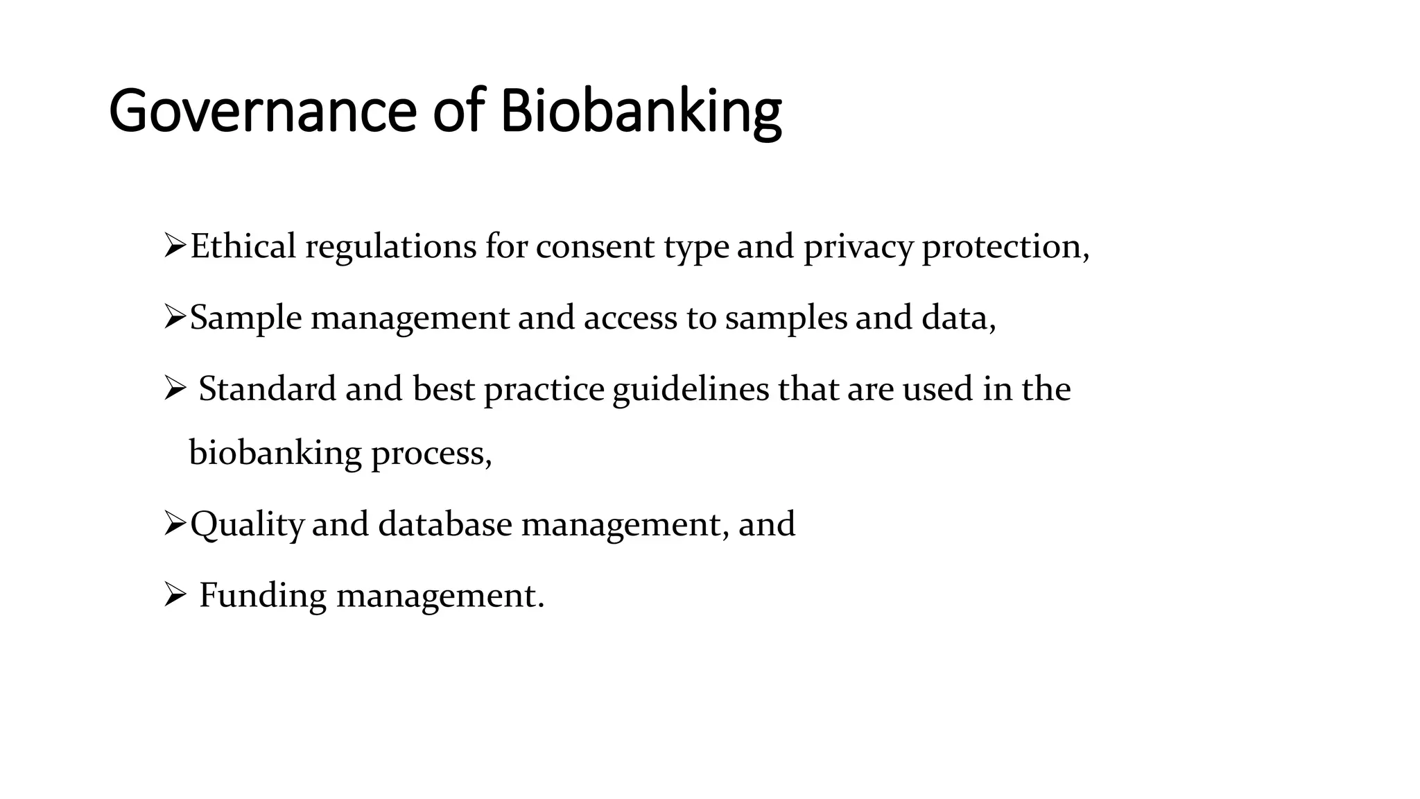 Biobanking | PPTX