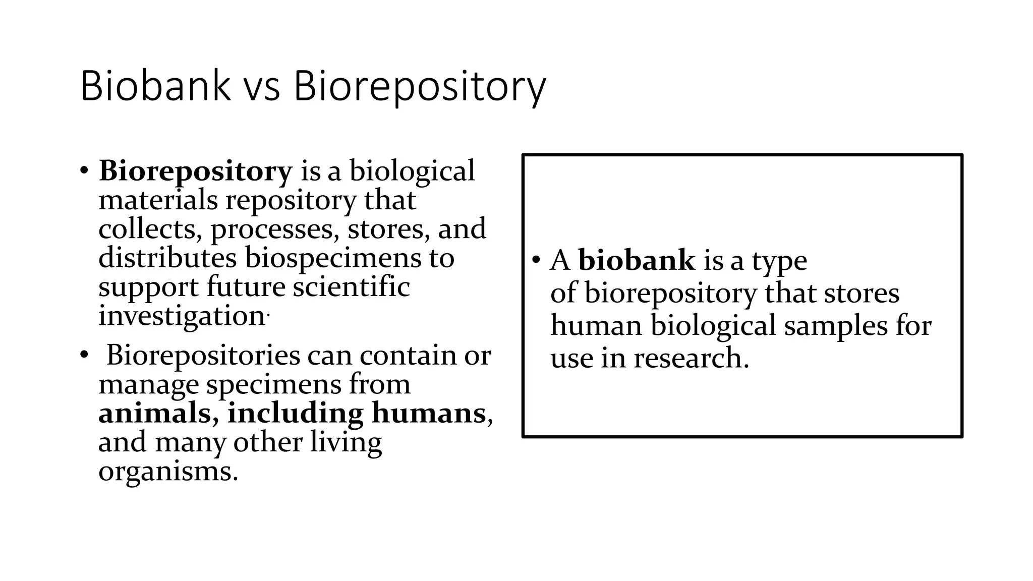 Biobanking | PPTX