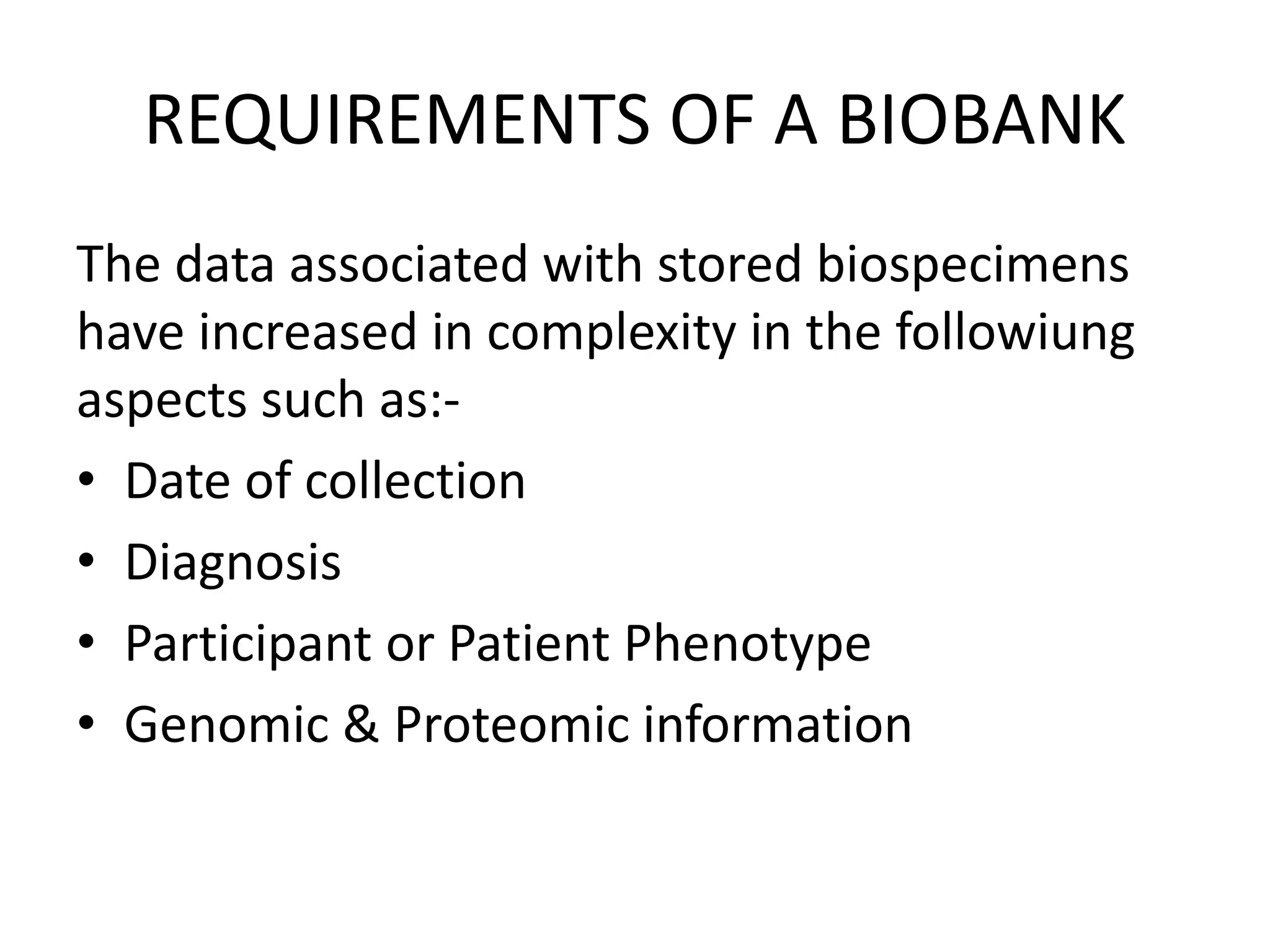 Biobanking | PPTX