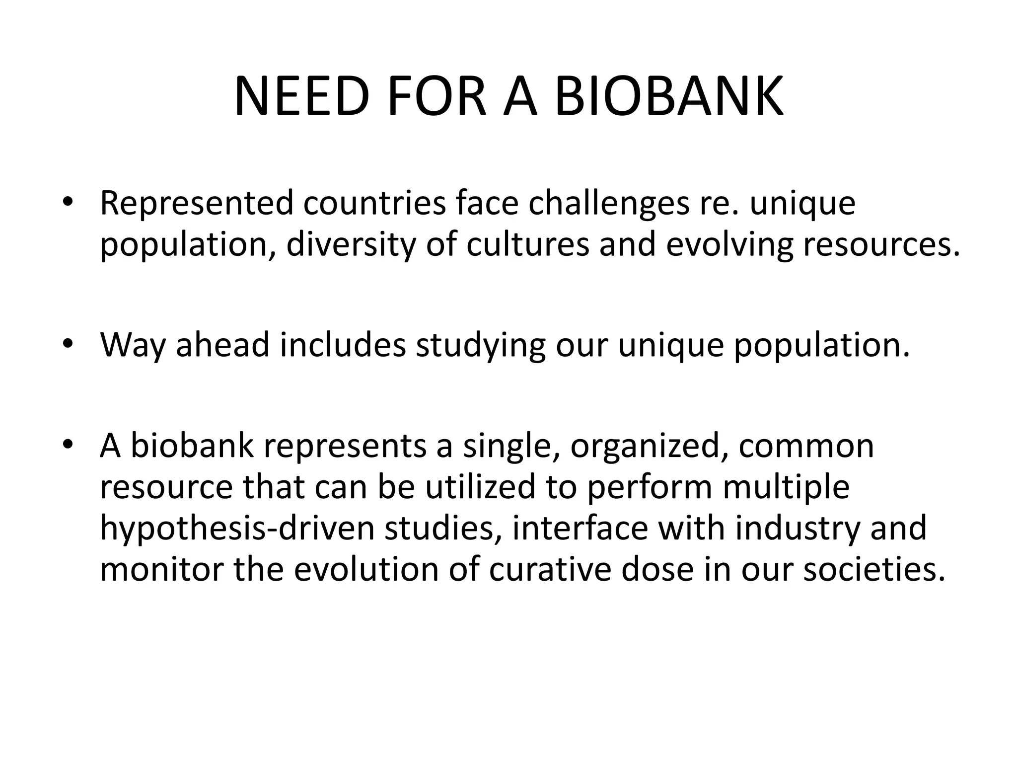 Biobanking | PPTX