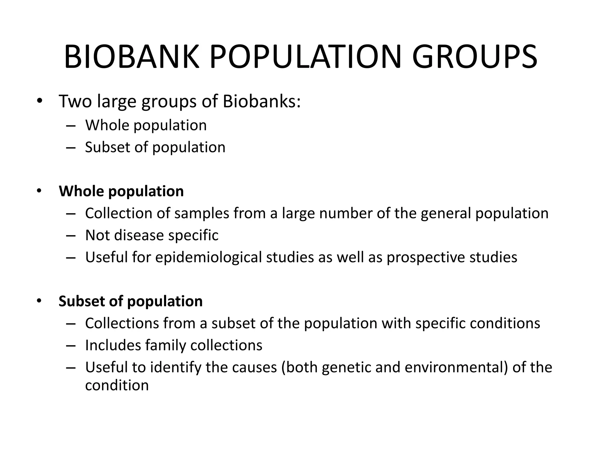 Biobanking | PPTX