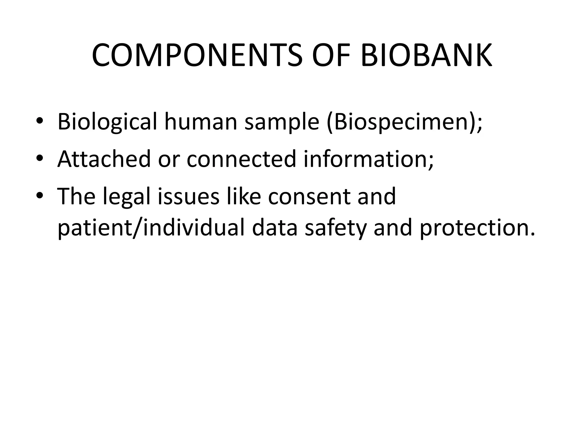 Biobanking | PPTX