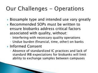 UC BRAID Biobanking | PDF