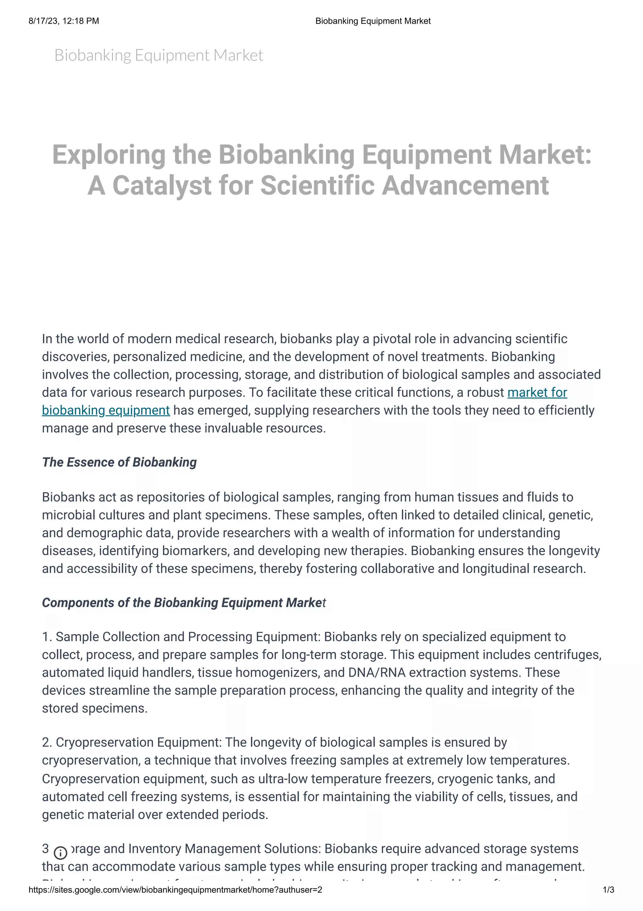 Biobanking Equipment Market.pdf