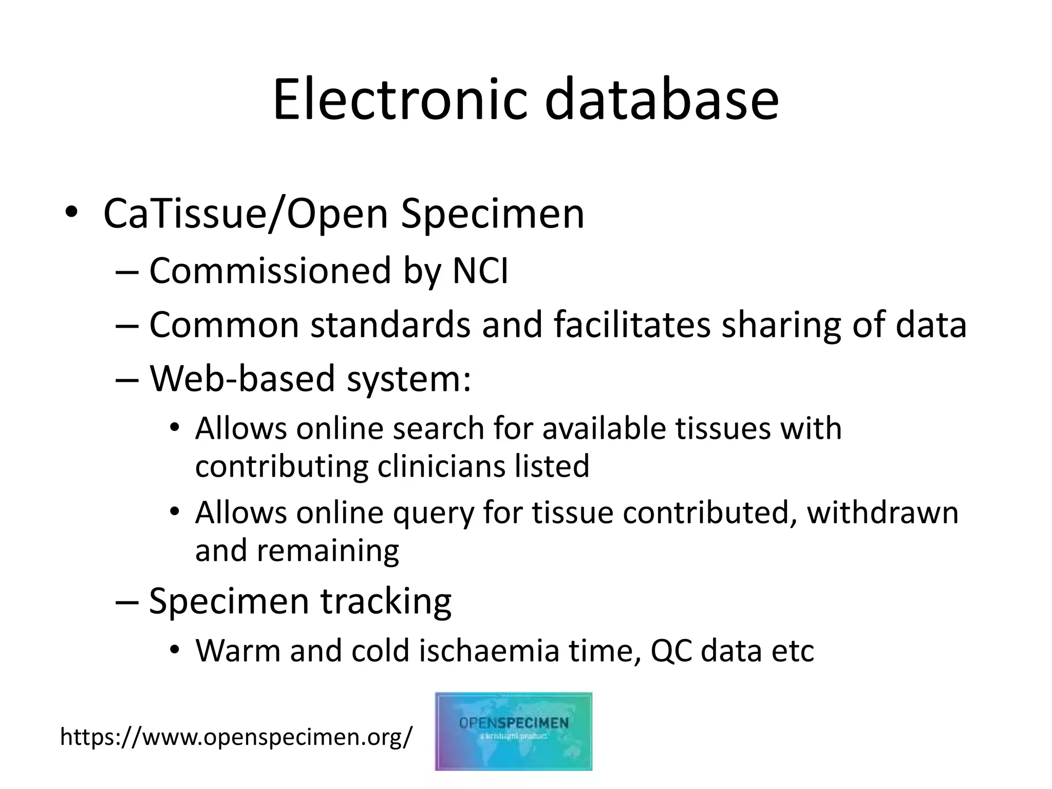Biobanking for better research and healthcare | PPTX