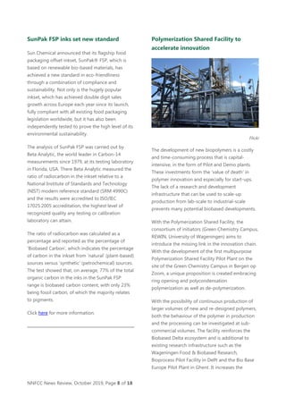 Biobased products News Review October 2019 | PDF