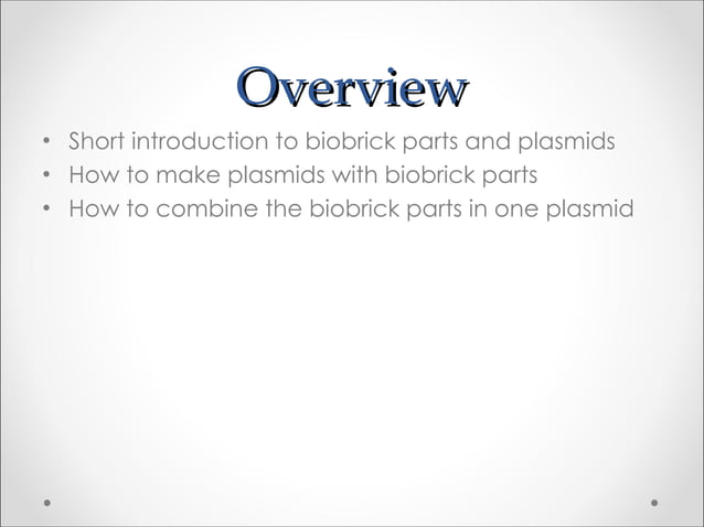 Biobricks | PPT