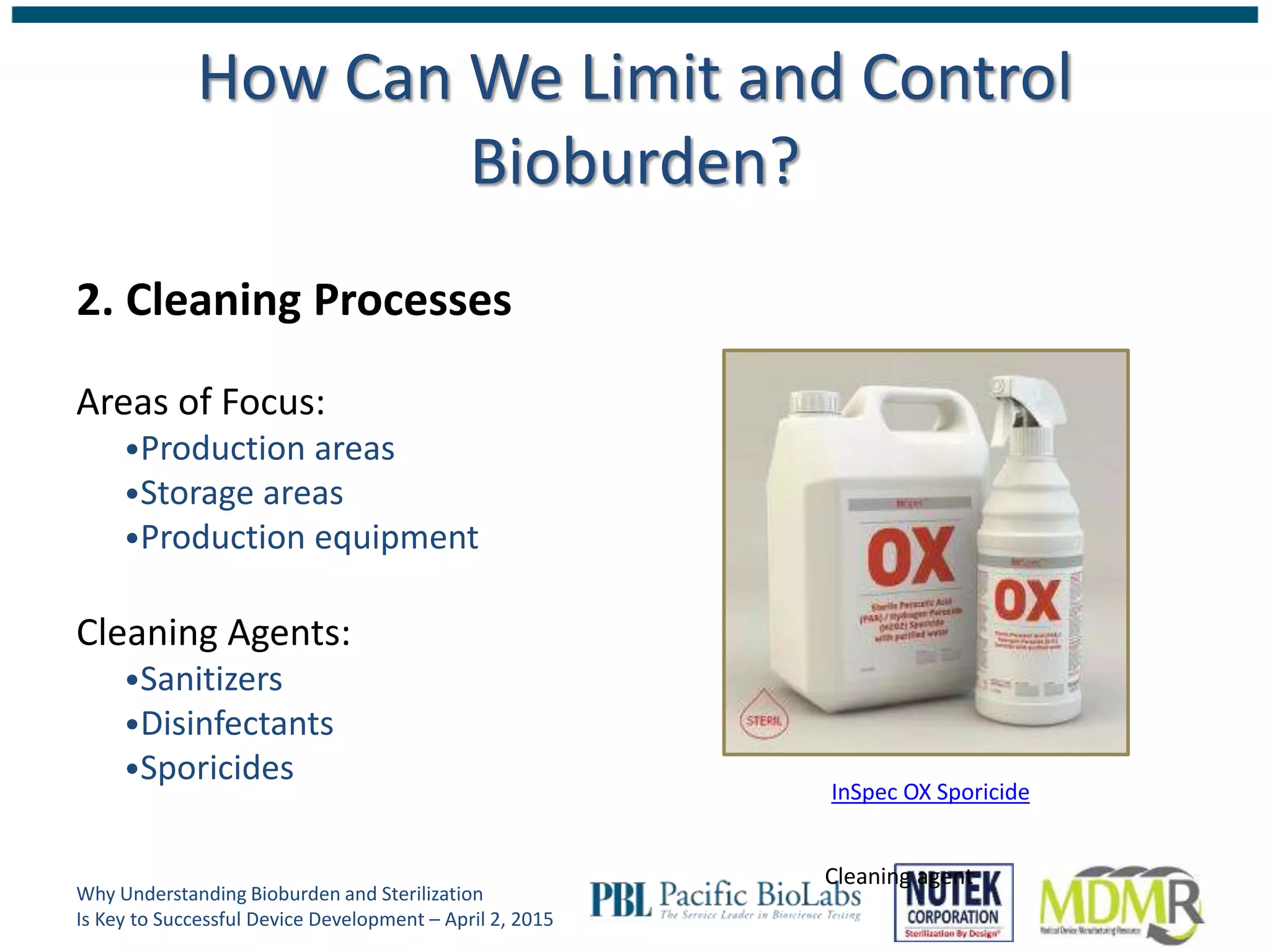 Understanding How Bioburden and Sterilization Affect Medical Devices | PPTX