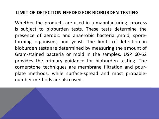 Bioburden Testing | PDF