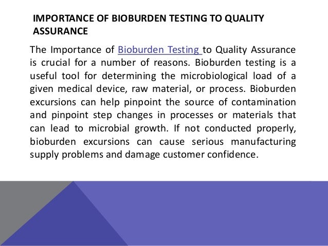 Bioburden Testing | PDF