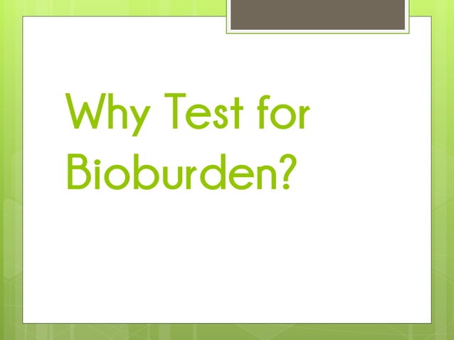 Bioburden Testing 101 | PDF
