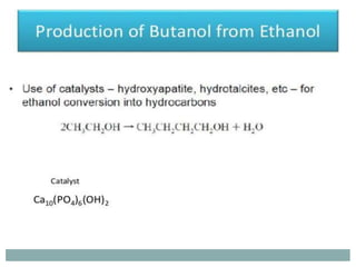 Biobutanol A Presentation By Mr Allah Dad Khan Agriculture Expert KPK ...