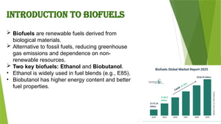 BIOBUTANOL AND ETHANOL PRODUCTION.pptx - Panchami | PPT