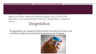Fructosuria, galactosemia e intolerancia a lactosa | PPTX