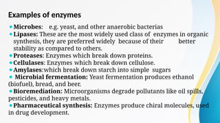 BIOCATALYSIS AND REACTION OF ENZYMES.pptx