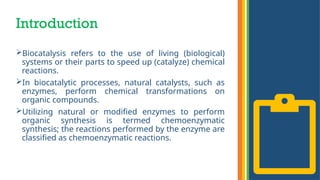 Biocatalysis in organic synthesis .pptx
