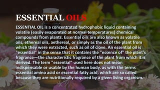 Biocatalysis in the production of essential oils | PPTX