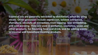 Biocatalysis in the production of essential oils | PPTX