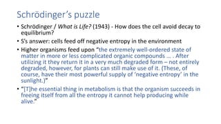 Biocausality, the cell and the Schroedinger Machine concept | PPT