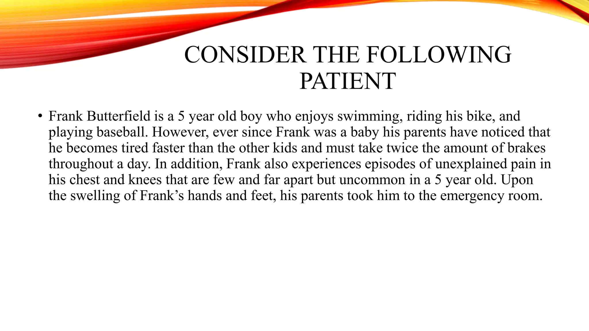 Bioc case study | PPTX | Blood Disorders | Diseases and Conditions