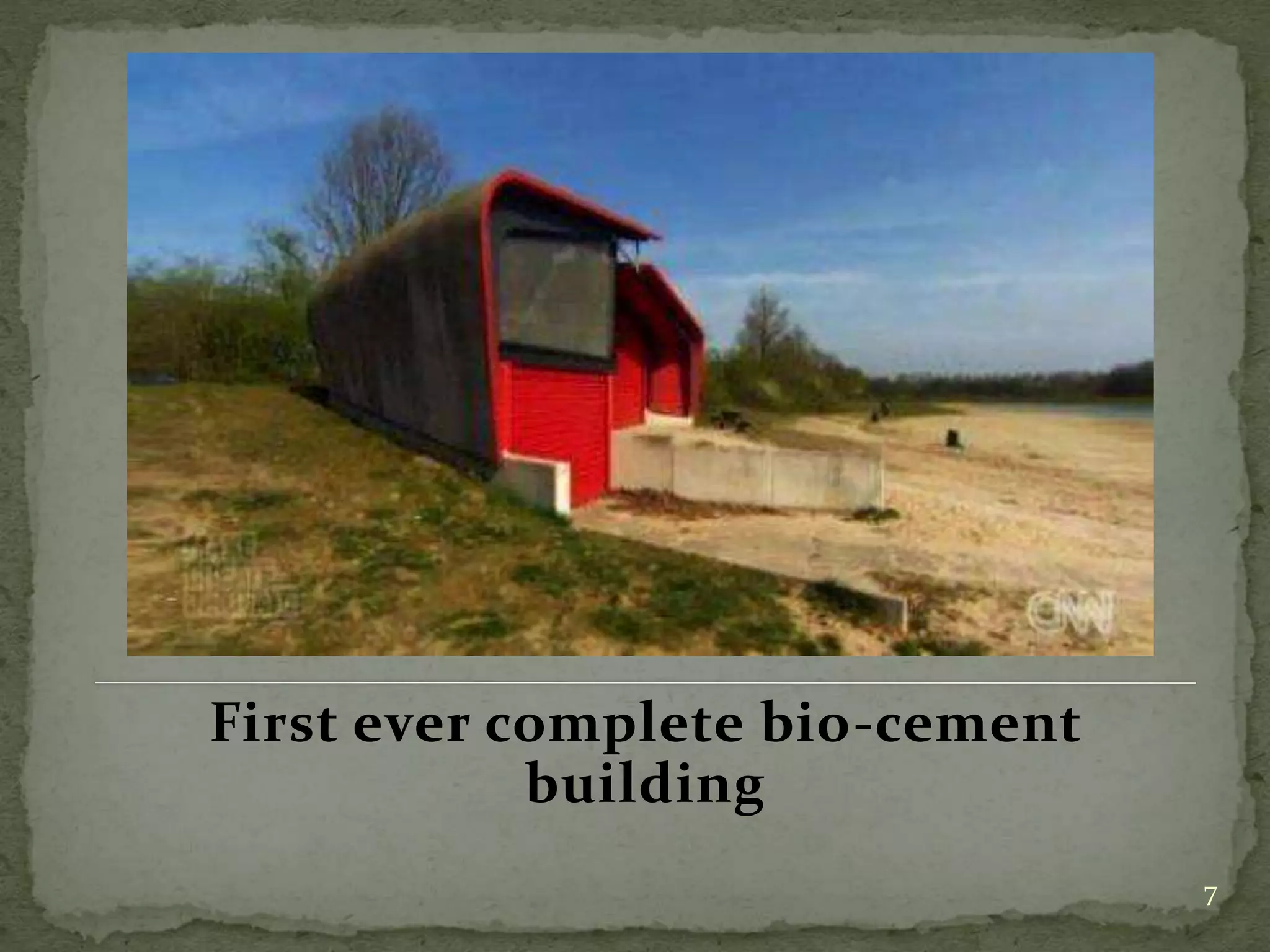 Bio Cement An Eco Friendly Construction Material | PPTX