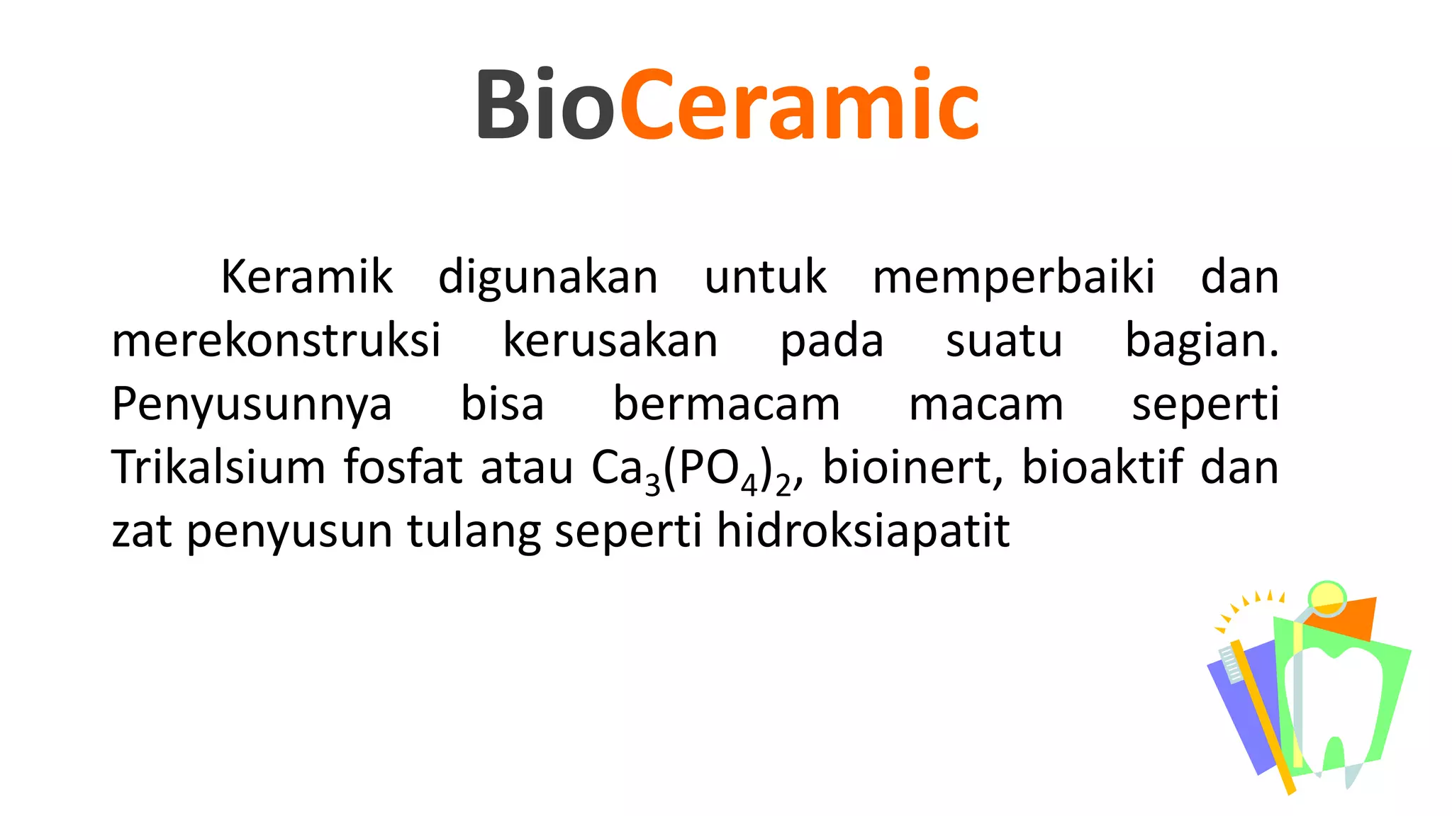 Bioceramic | PPTX