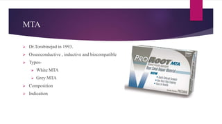 Bioceramic in dentistry ( Endodontics) | PPTX