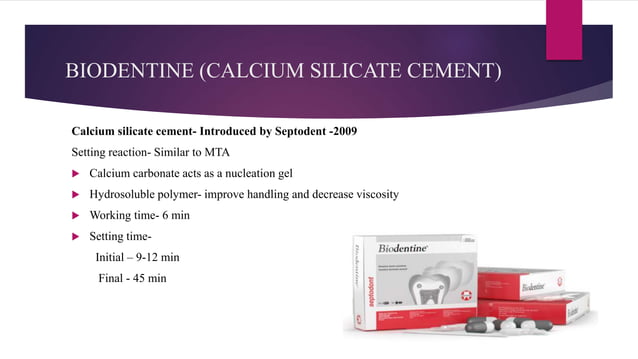 Bioceramic in dentistry ( Endodontics) | PPTX | Dental Health ...