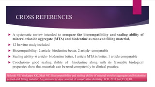 Bioceramic in dentistry ( Endodontics) | PPTX