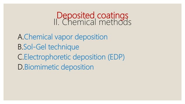 Bioceramic dental implant coatings :Techniques of fabrication | PPTX
