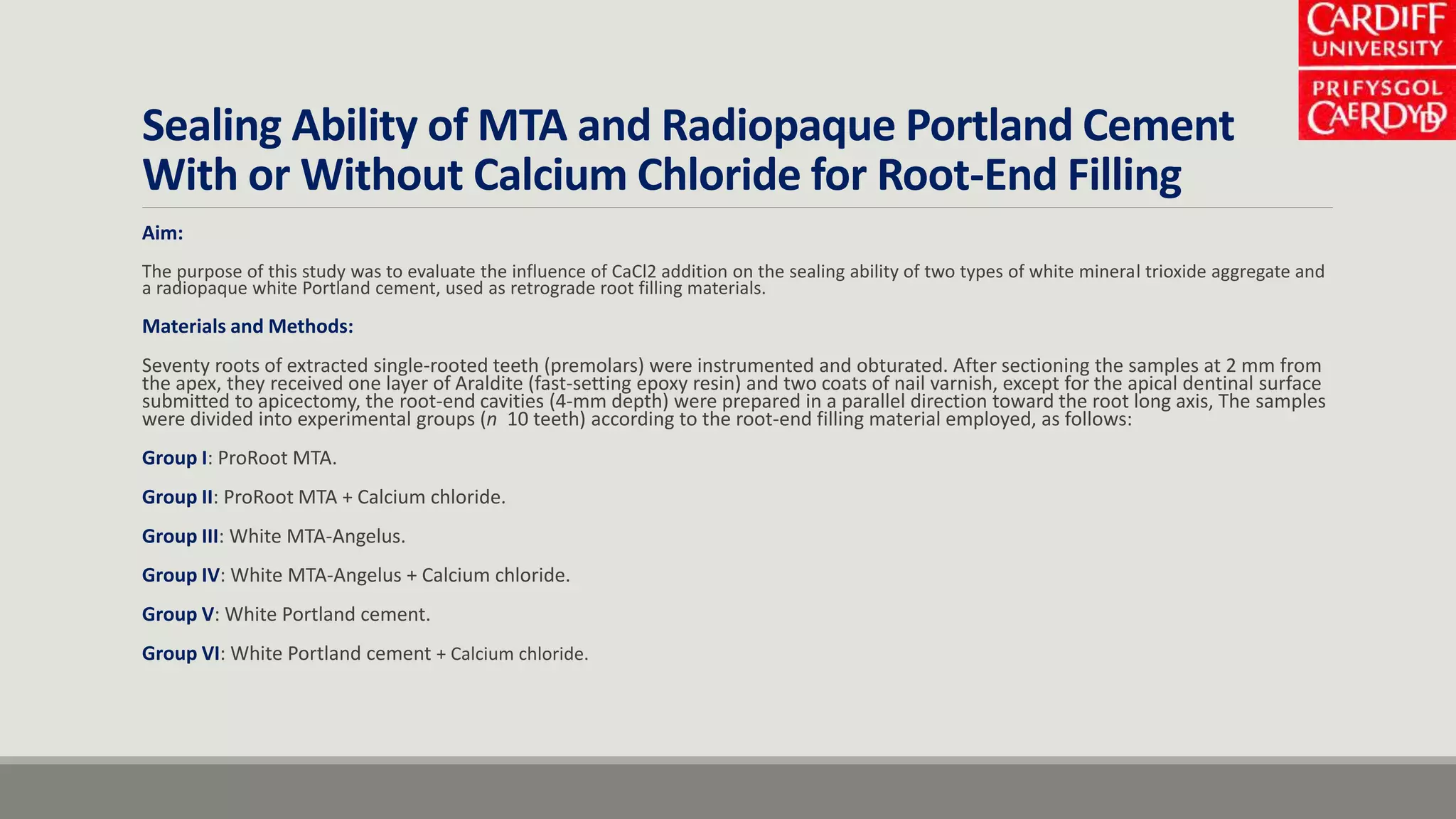 Bioceramic materials in endodontics | PPTX