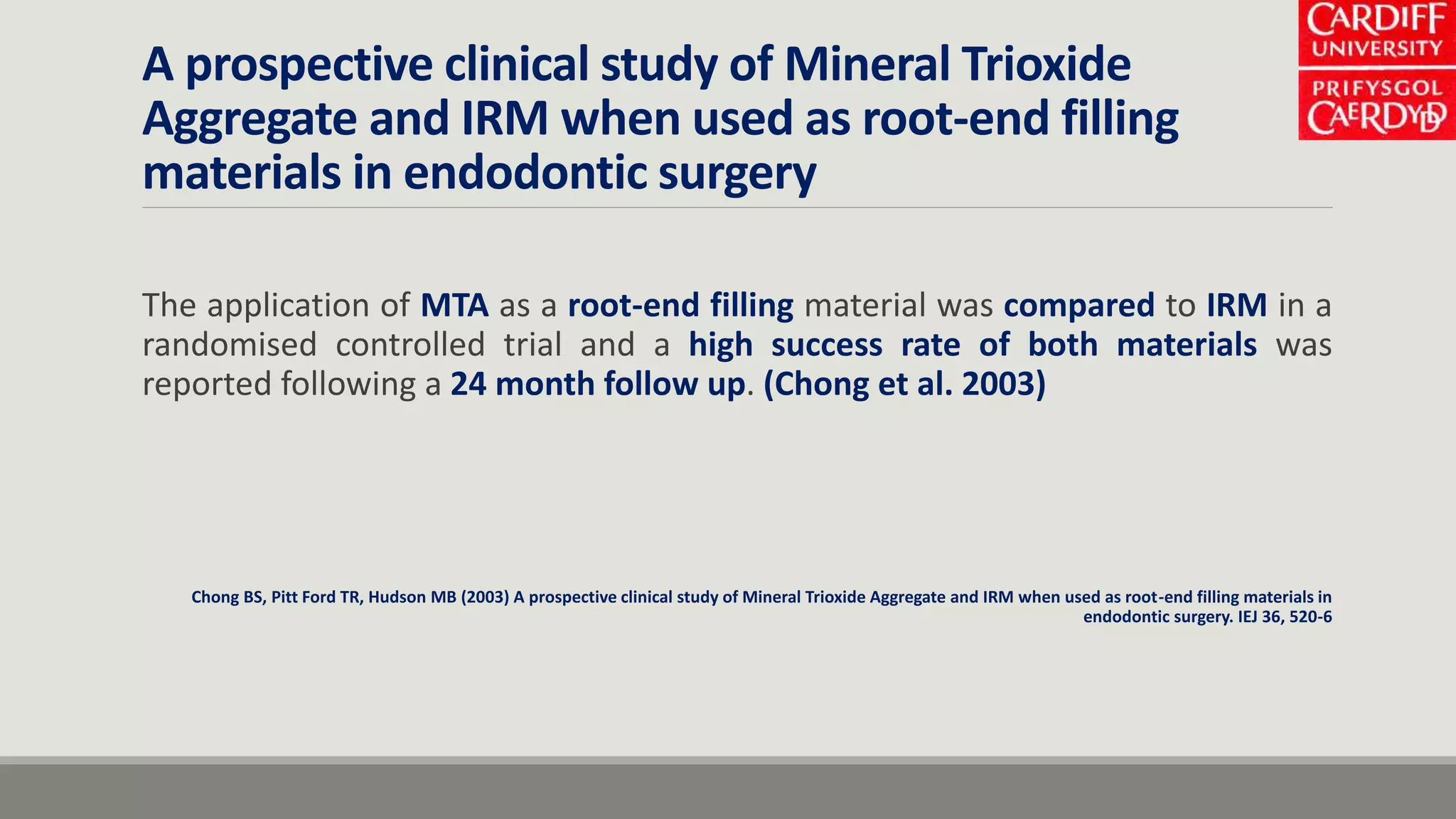 Bioceramic materials in endodontics | PPTX