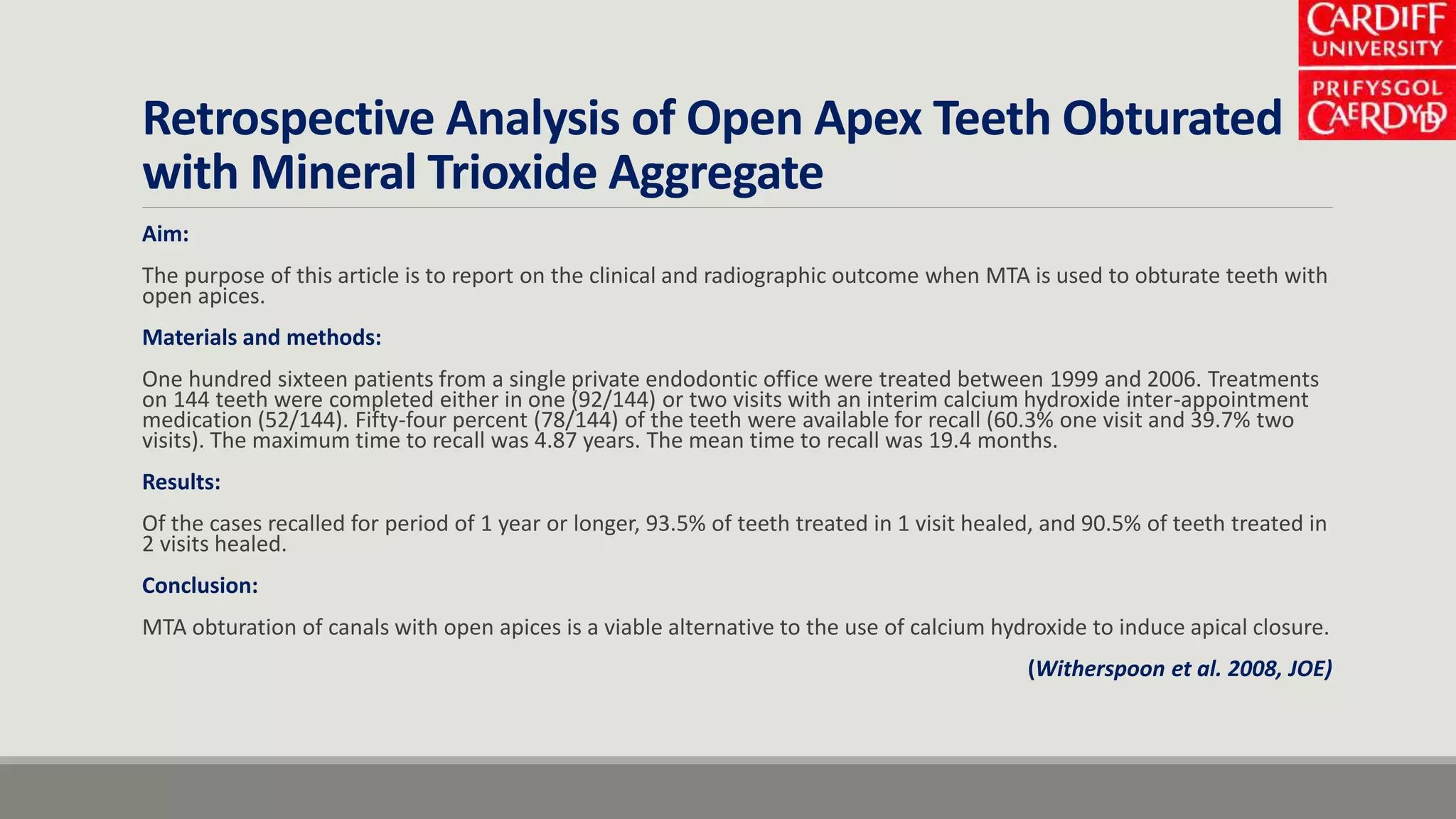Bioceramic materials in endodontics | PPTX