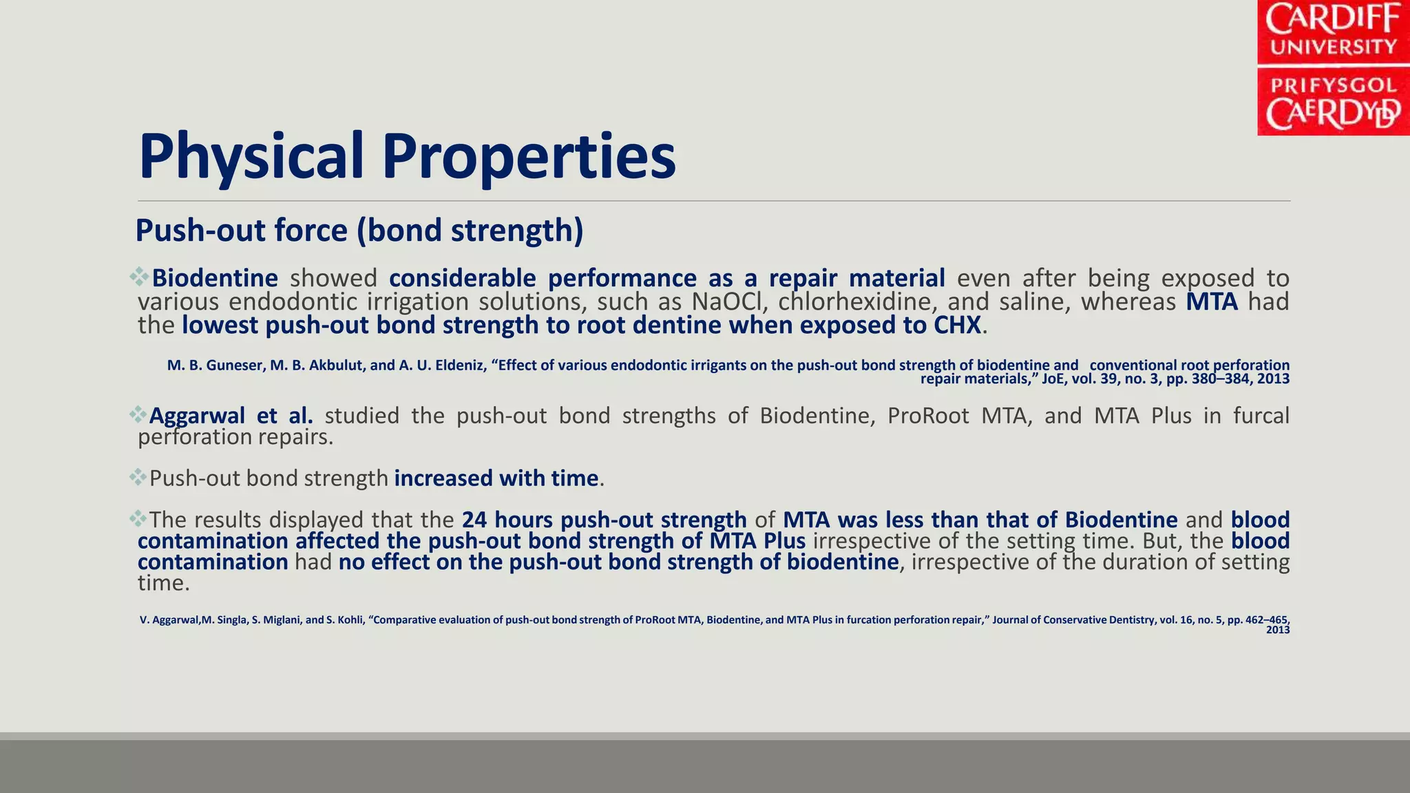 Bioceramic materials in endodontics | PPTX