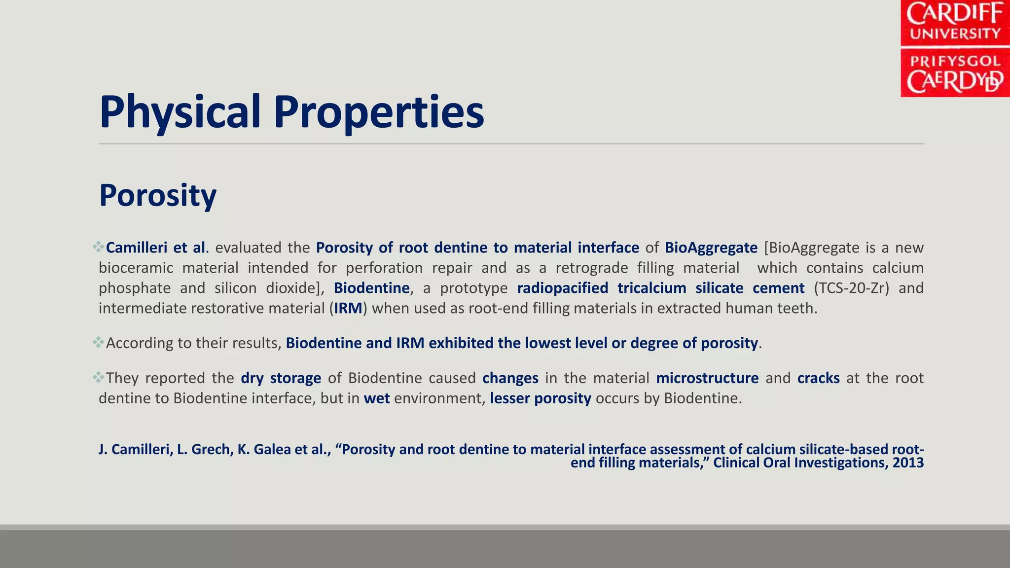 Bioceramic materials in endodontics | PPTX