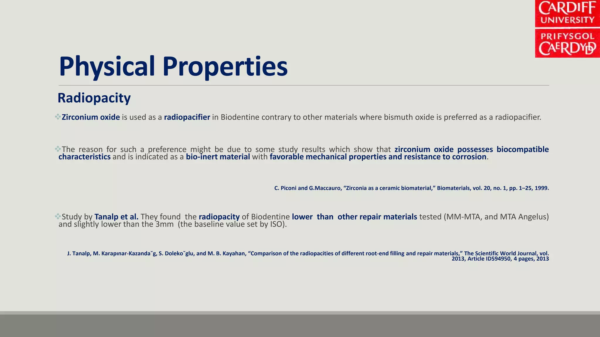 Bioceramic materials in endodontics | PPTX