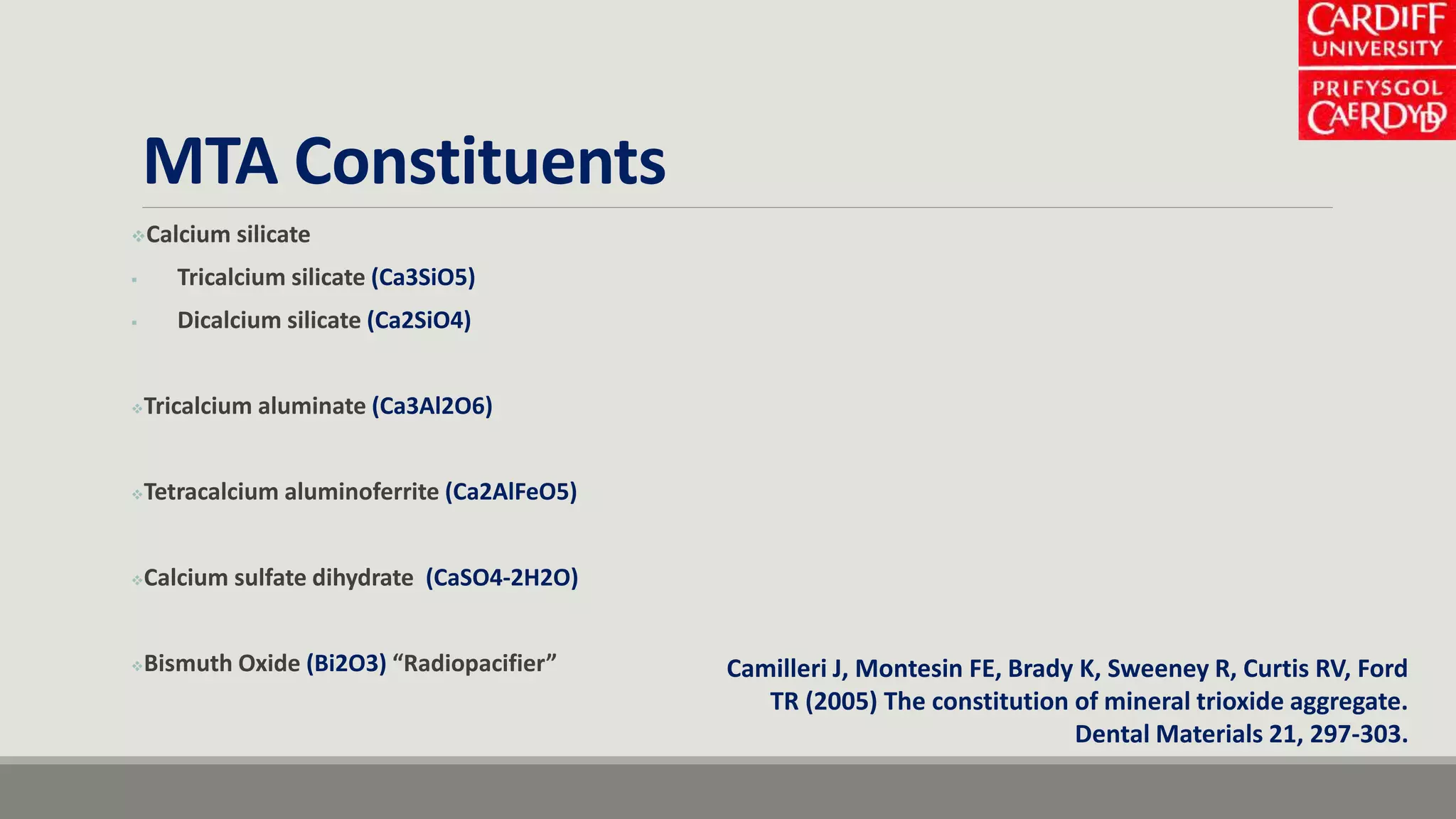 Bioceramic materials in endodontics | PPTX