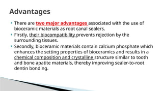 bioceramic sealers in restorative dentistry | PPTX
