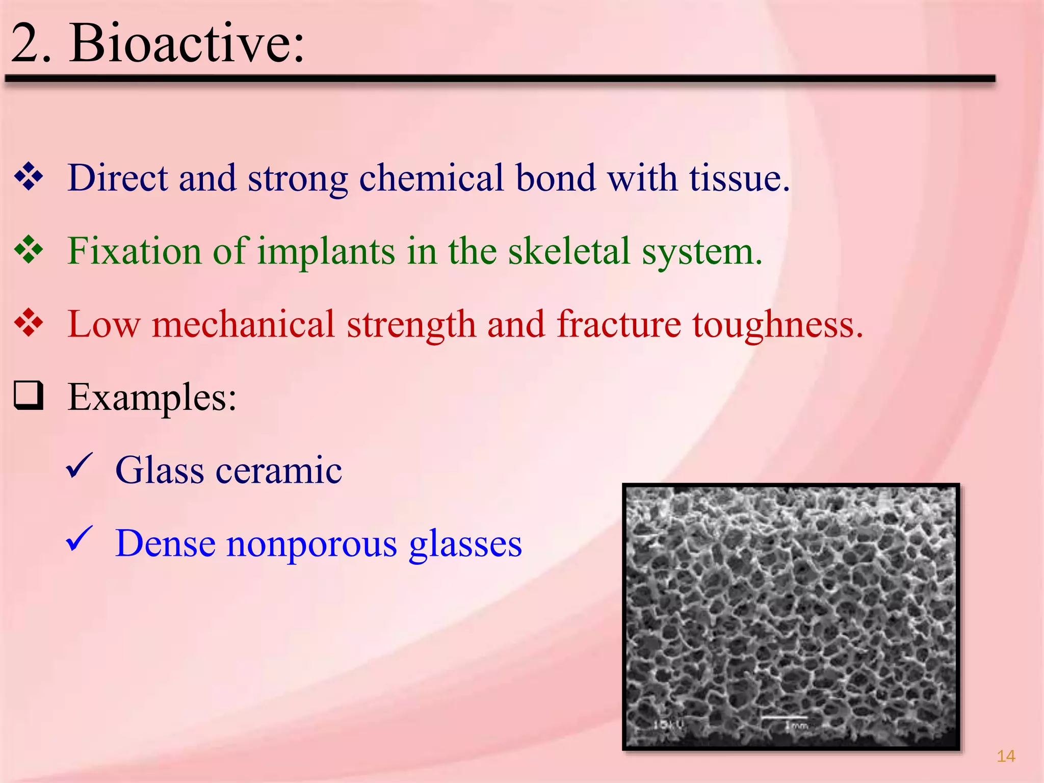 Bioceramics presentation | PPTX