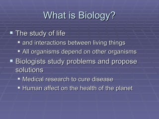 What Is Biology? | PPT