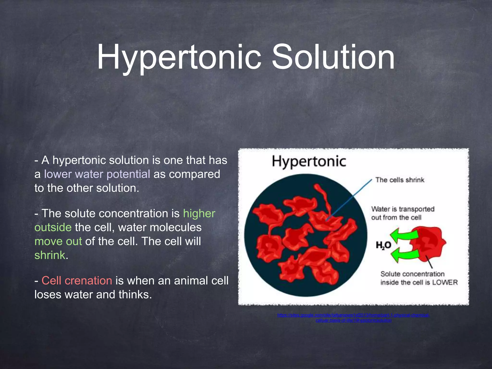 Biology - Osmosis and Tonicity | PPTX